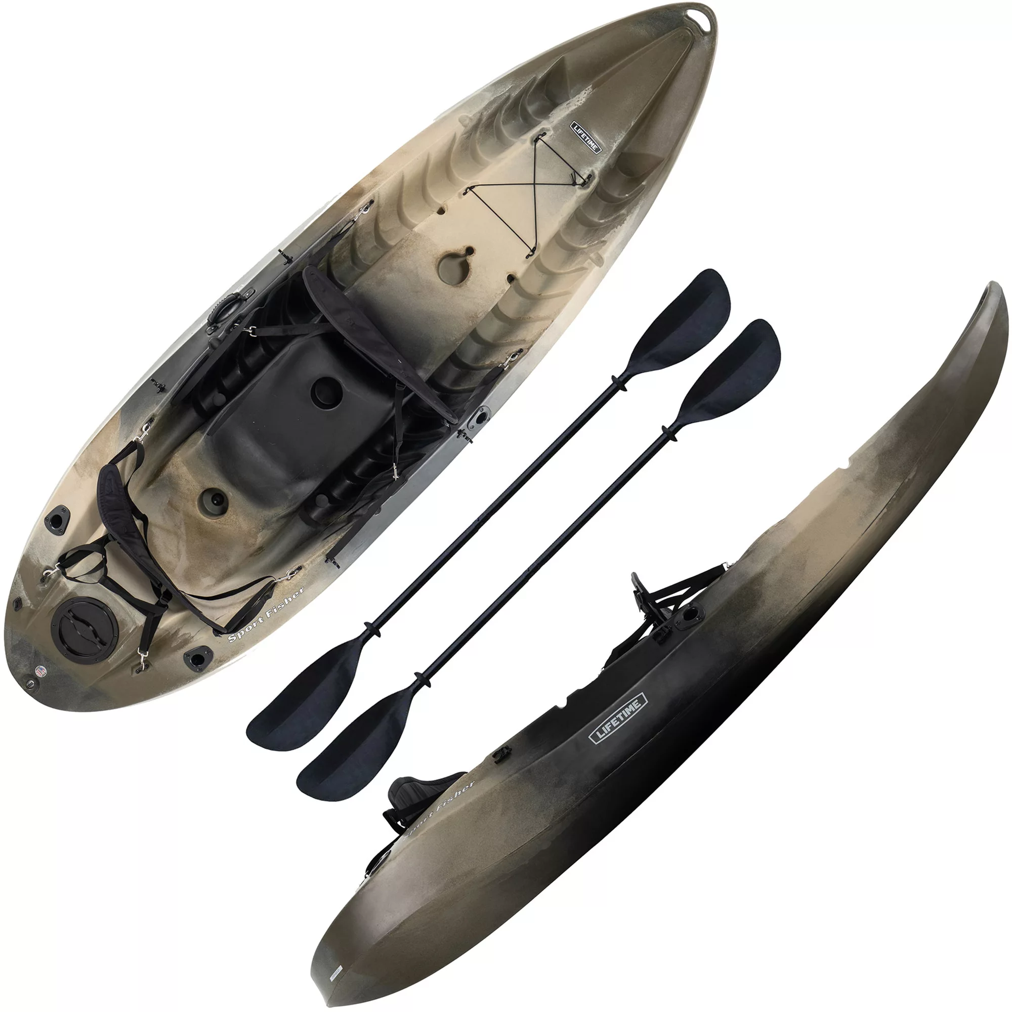NEW Lifetime Sport Fisher 100 Tandem Angler Kayak SALE !! | Sale ...