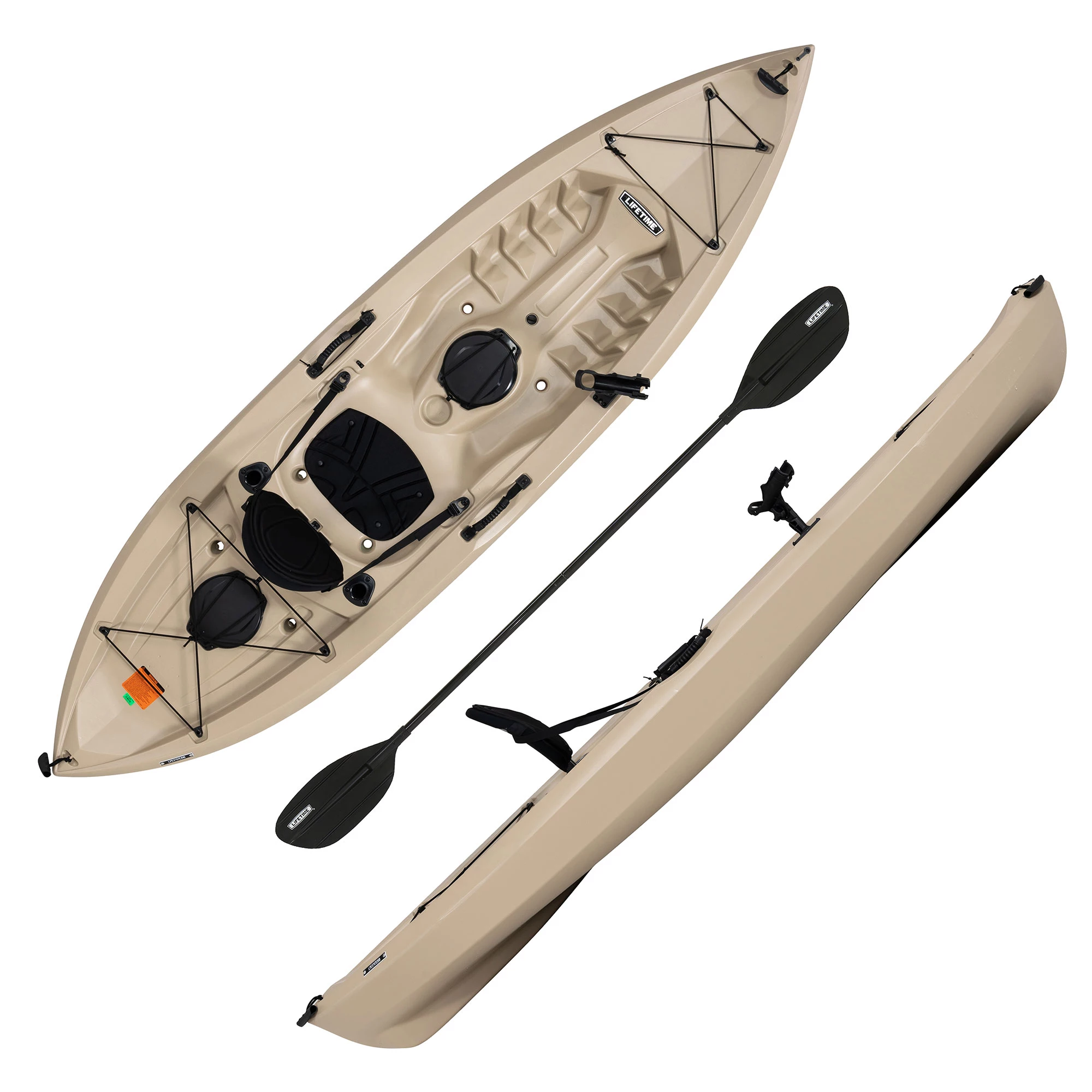 NEW Lifetime Tamarack Muskie 100 Angler Kayak with Paddle Package SALE ...