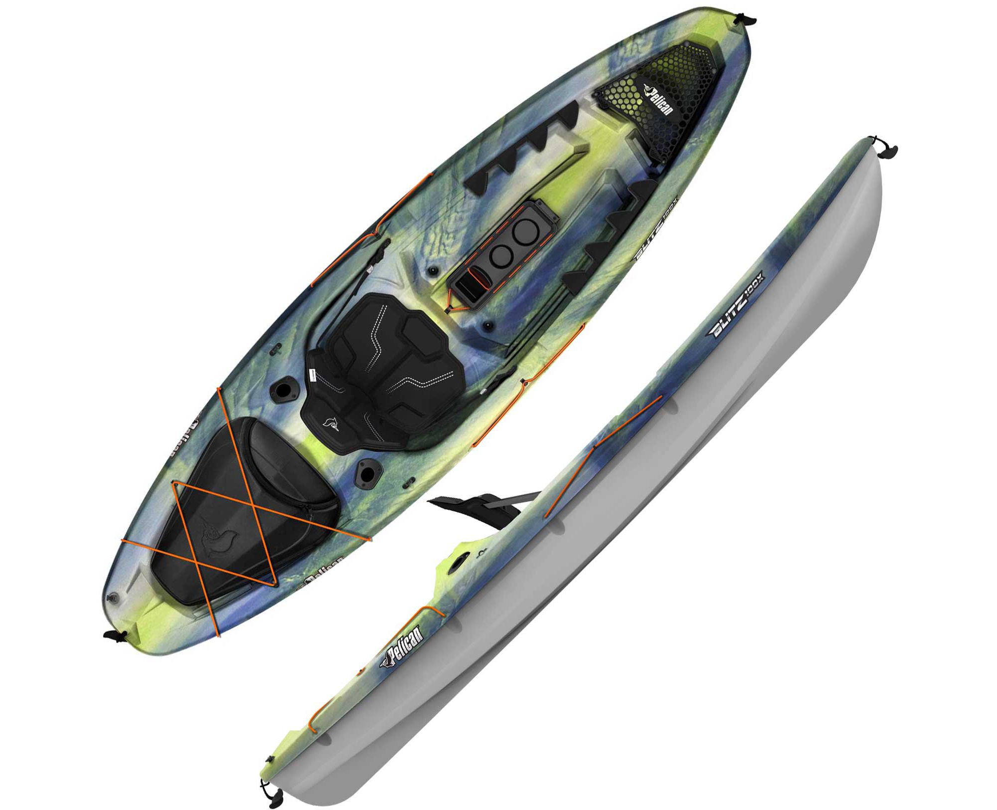 NEW Pelican Blitz 100X EXO Kayak SALE !! | Sale-Marineshop.com