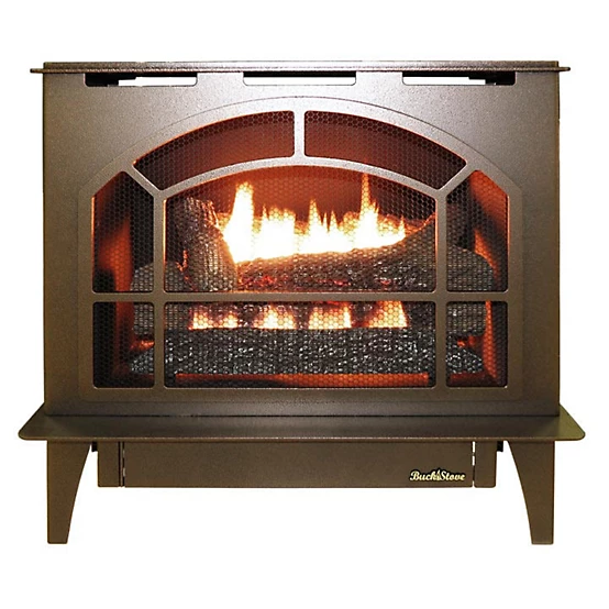 Buck Stove Townsend II Vent-Free Natural Gas Stove, 32,000 BTU, Vintage ...