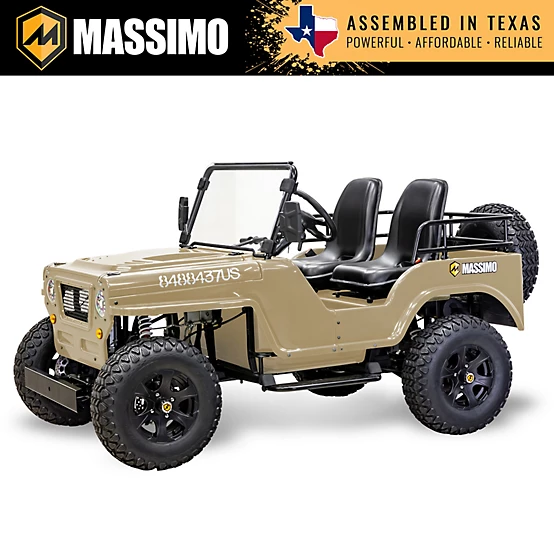 Massimo 300cc 2-Seater All-Terrain Go Kart, Green | Sale-Marineshop.com