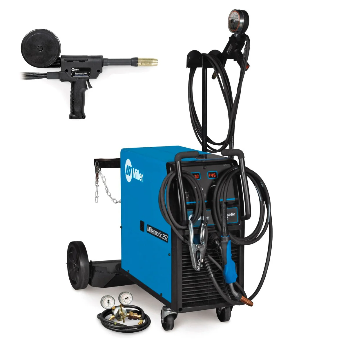 Miller Millermatic 255 MIG/Pulsed MIG Welder- 208/240V with Running ...