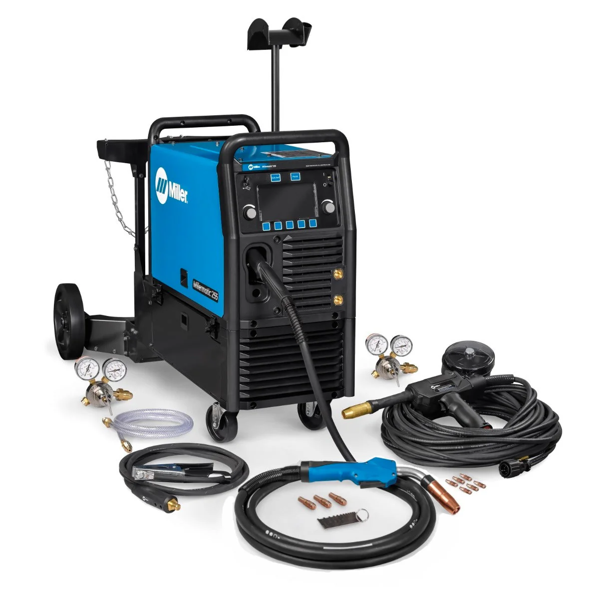 Miller Millermatic 255 MIG/Pulsed MIG Welder Fully Loaded (907734 ...