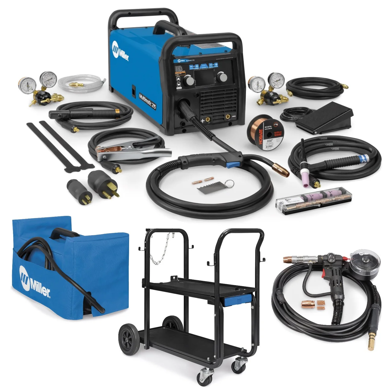 Miller Multimatic 215 Multiprocess Welder Complete Package (907693 ...