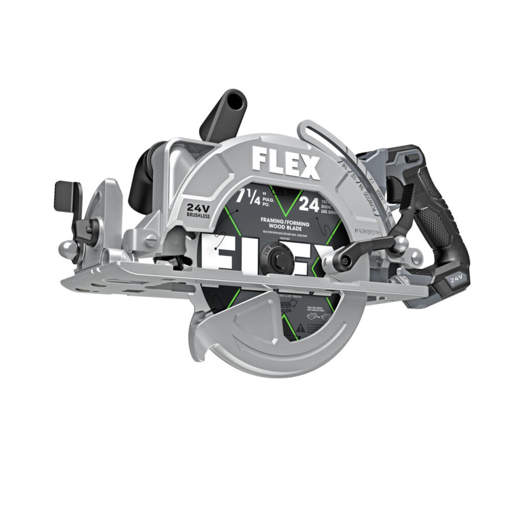 NEW FLEX 24V 7 1/4in Circular Saw Rear Handle Stacked Lithium (Bare ...