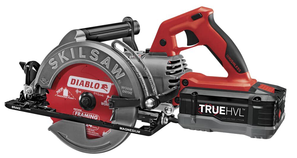 NEW SKILSAW 7 1/4in TRUEHVL Worm Drive Saw Kit Diablo Blade | Sale ...
