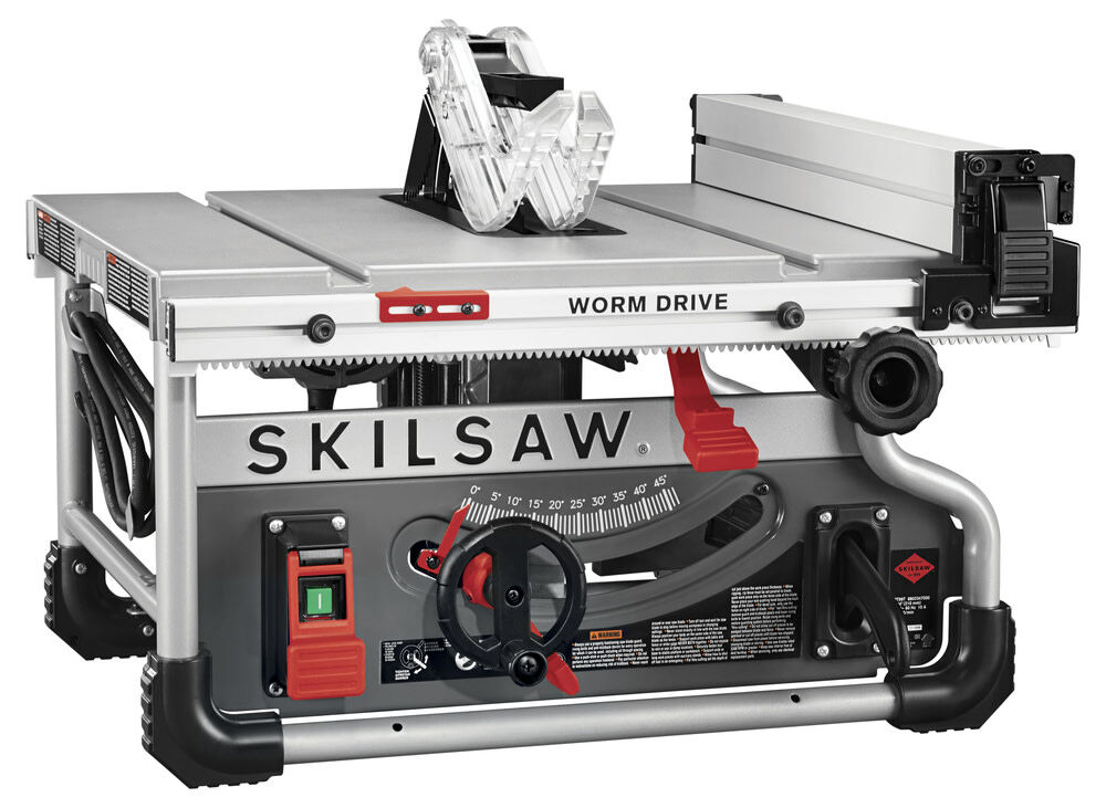 NEW SKILSAW 8 1/4in Portable Worm Drive Table Saw with Blade | Sale ...
