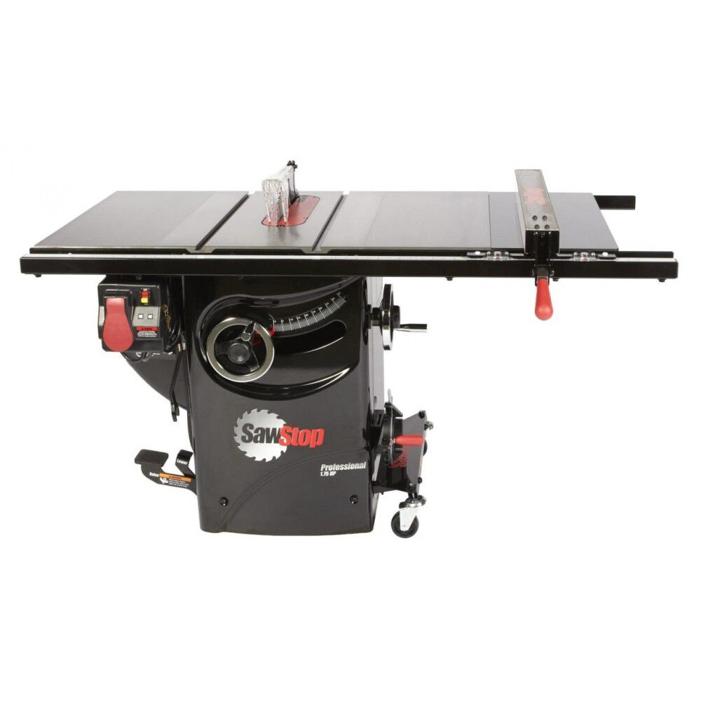 NEW Sawstop 10 in. 1.75 HP Professional Cabinet Saw with 30 in. Fence ...