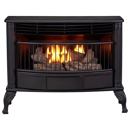 ProCom Ventless Duel Fuel Gas Stove with T-Stat Control, 1,100 sq. ft ...