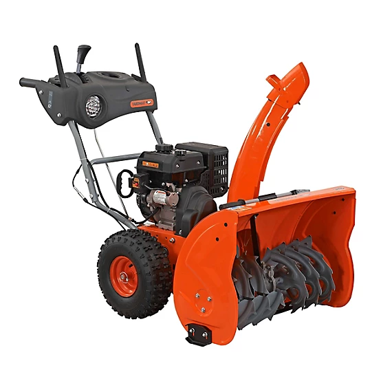 YARDMAX 28 in. Self-Propelled 2-Stage Electric Start Gas Snow Blower ...